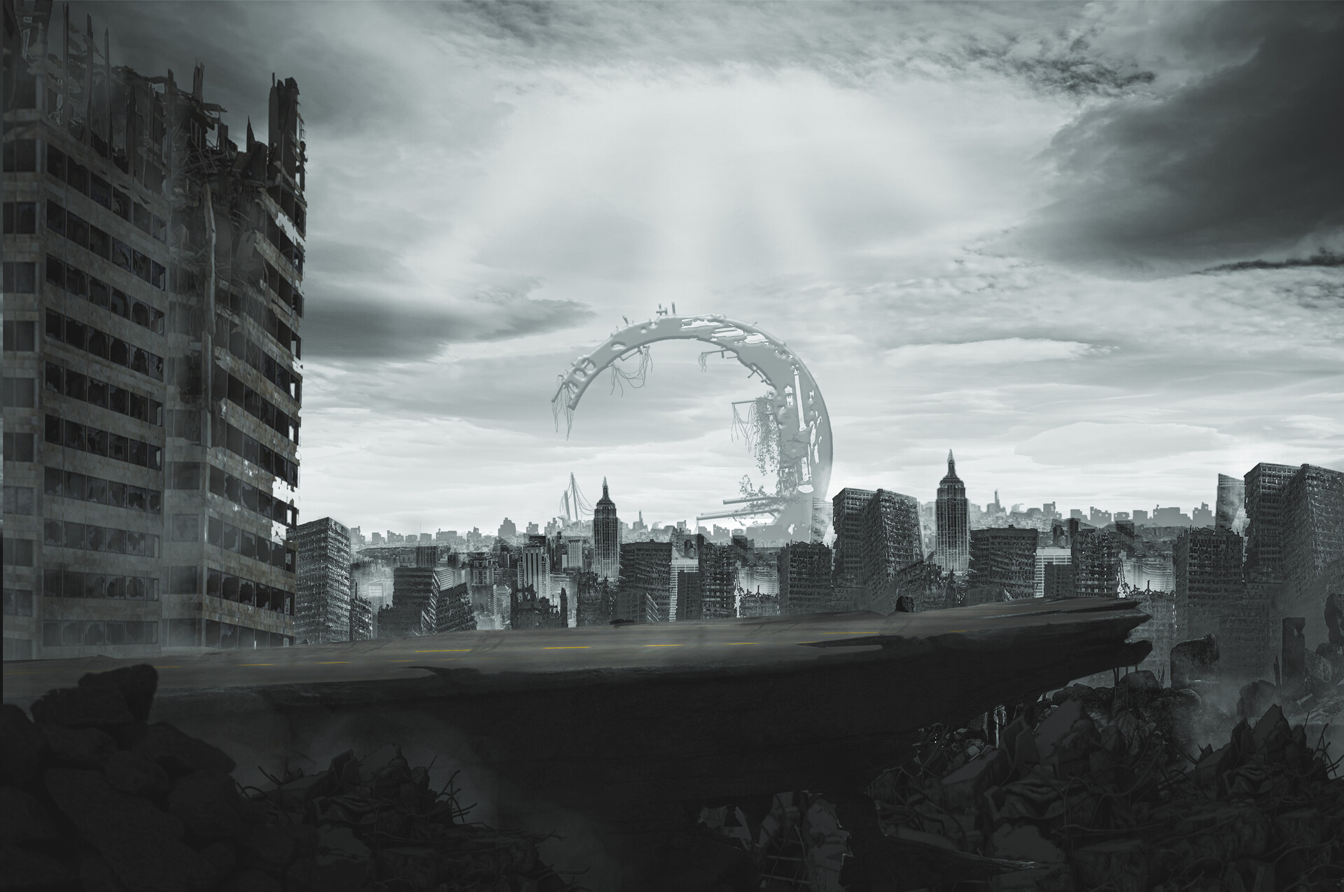 ArtStation - Destroyed City