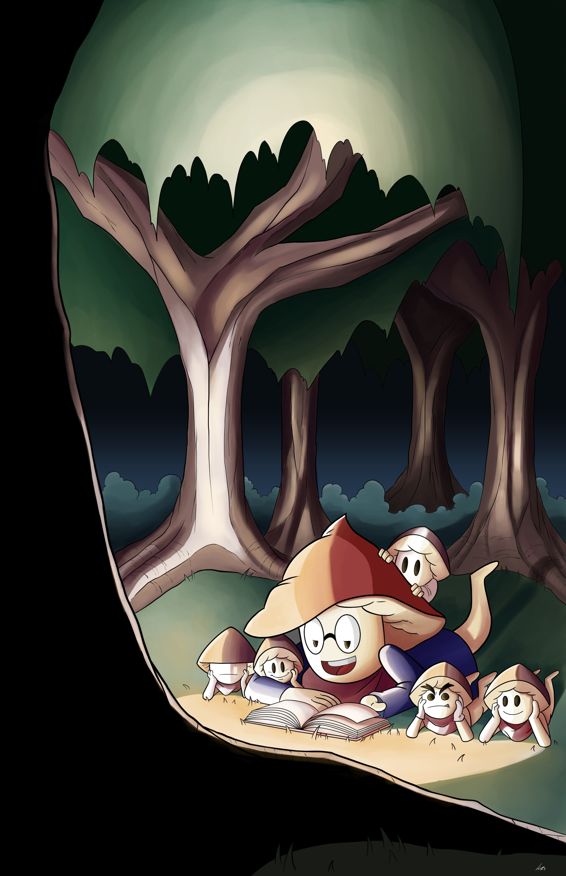 ArtStation - Northern Wind Comics Cover 2 Process