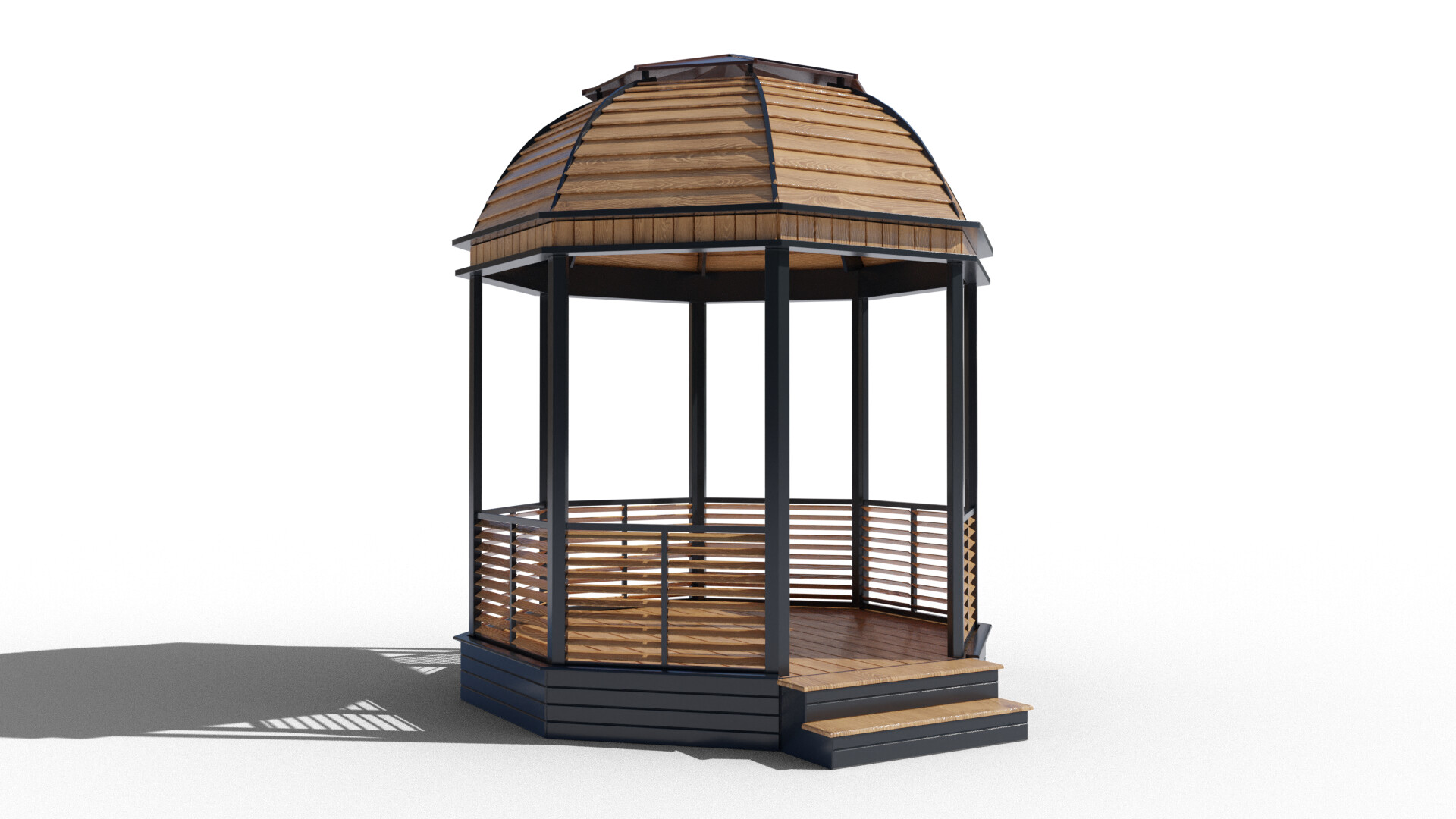 ArtStation - Wooden rotunda