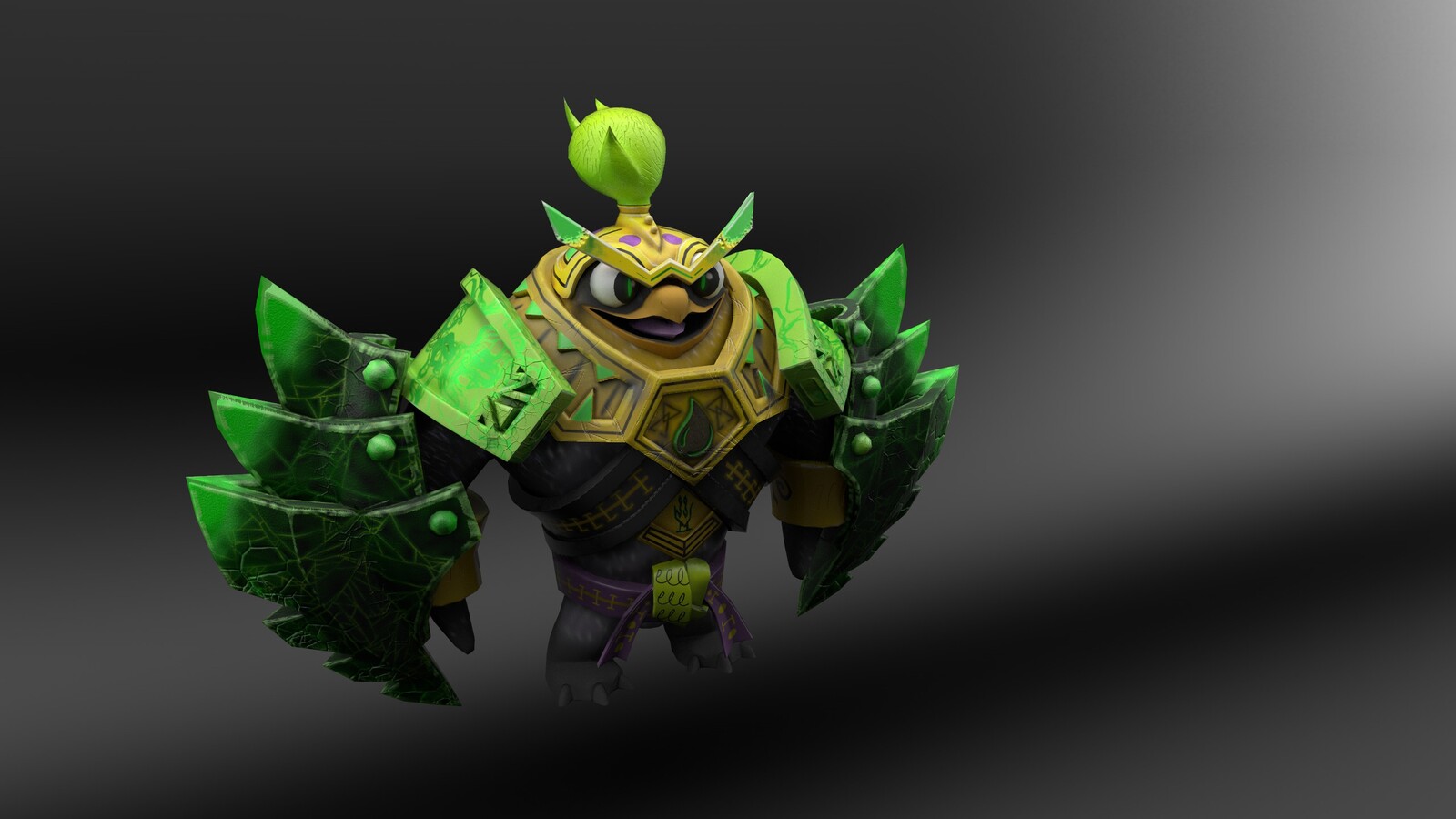Alex Mckie - Texture Study - Kingpin with DOTA 2 Style Textures