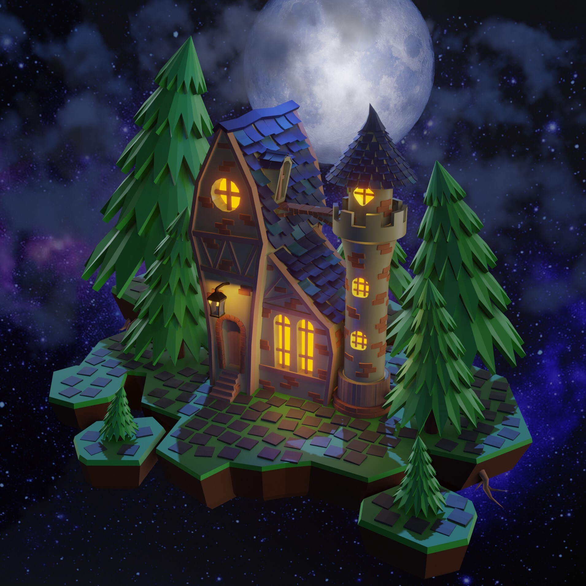 ArtStation - Дом мага / The Magician's House