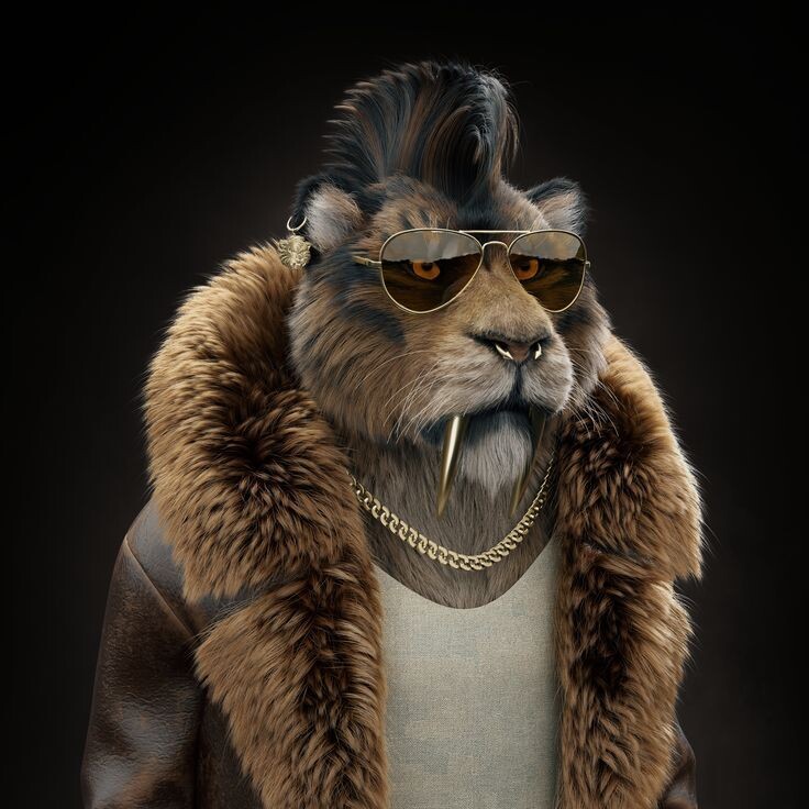 ArtStation - Tiger Nft Art