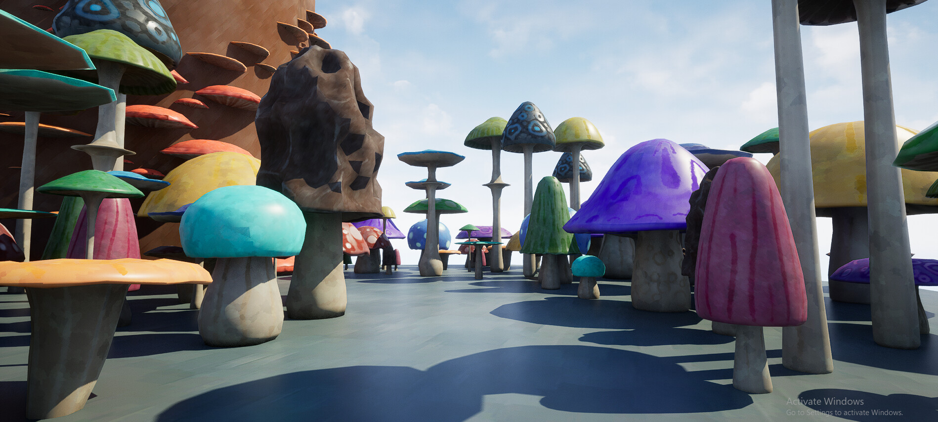 ArtStation - Mushroom Environment WIP