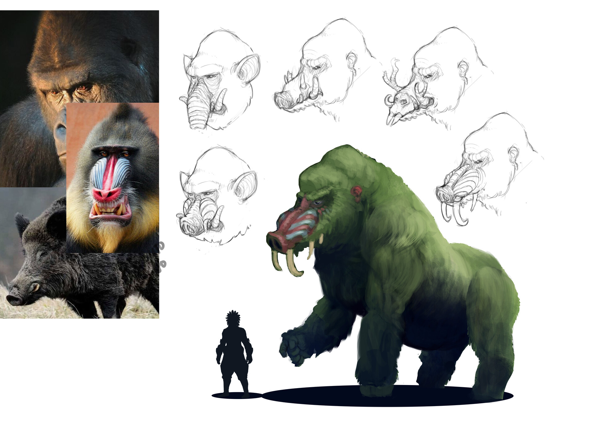 ArtStation - Monster hunter fan concept "kolor ijo"