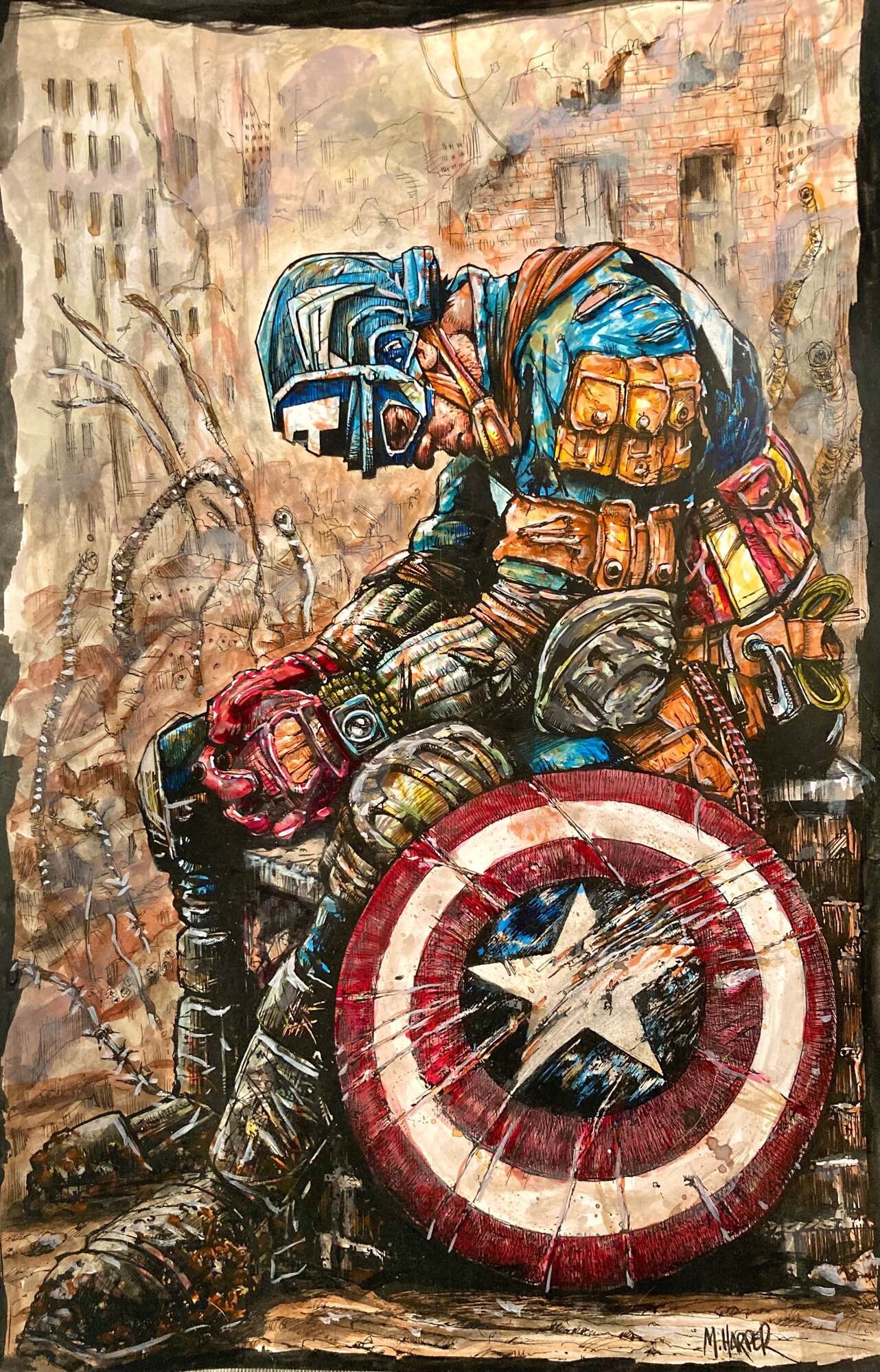 Cap by Mike Harper : r/ImaginaryMarvel