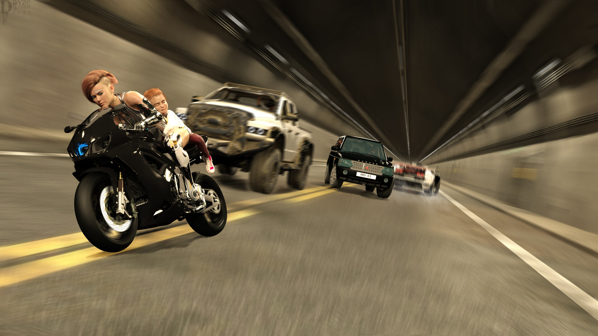 ArtStation - More Human Than You: High Speed Pursuit