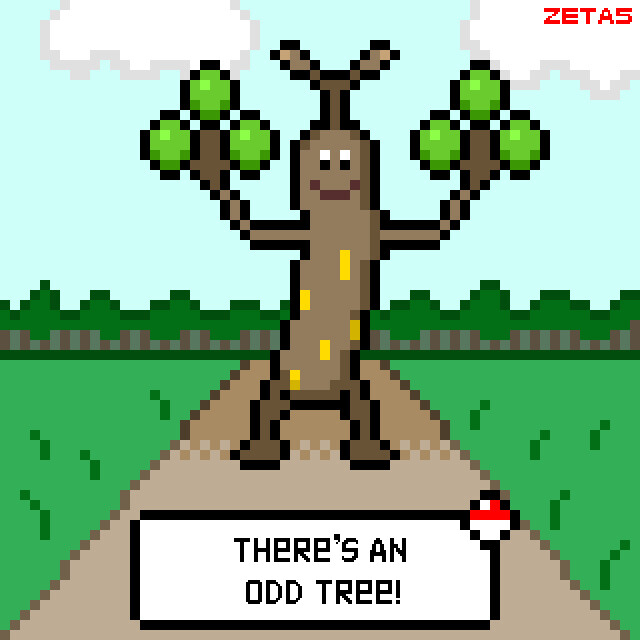 ArtStation - There's an odd tree! Sudowoodo from Pokemon