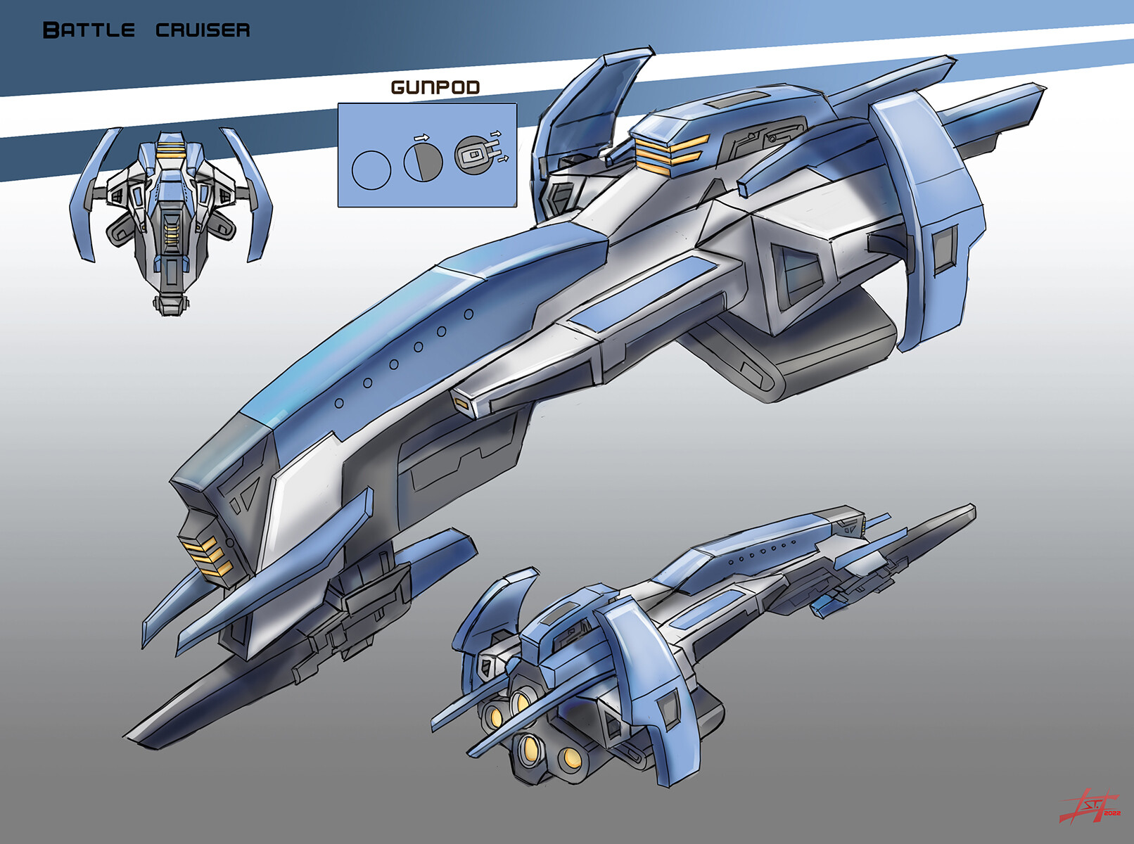 spaceship cruiser