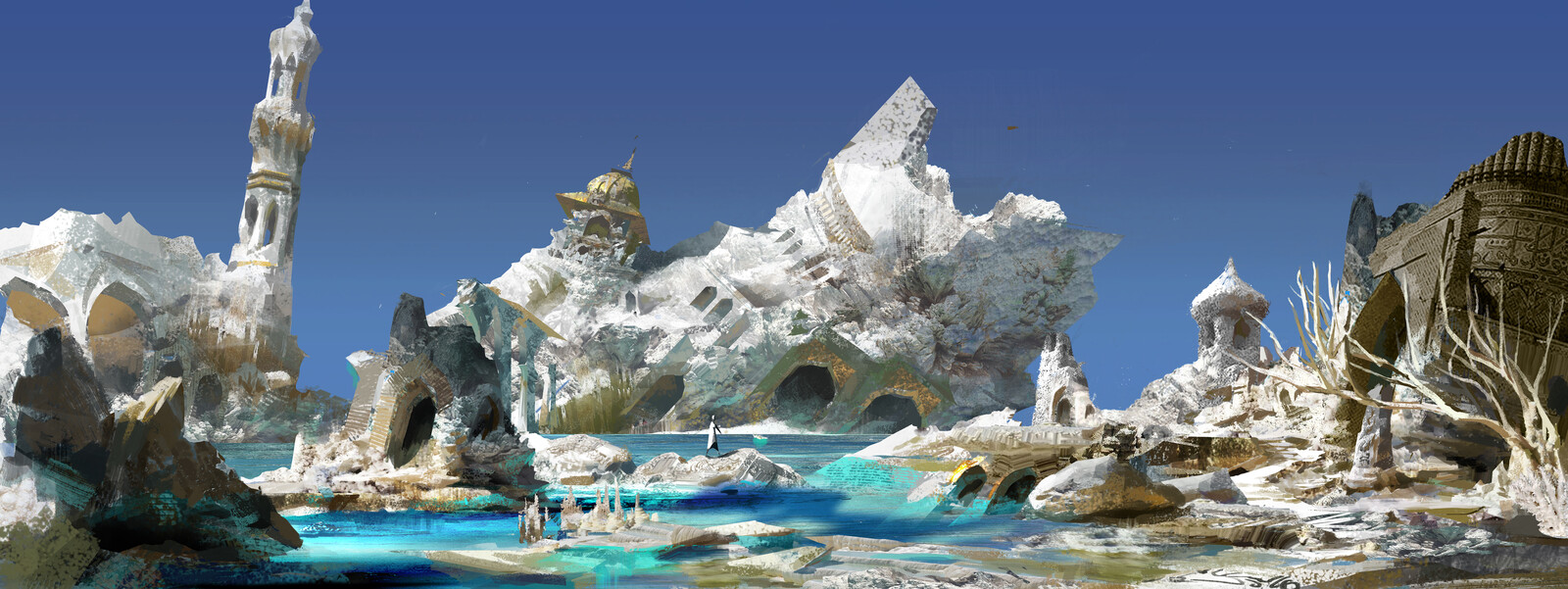 xiaohan liu - Naraka 永劫无间：火罗初期概念探索和整体构思