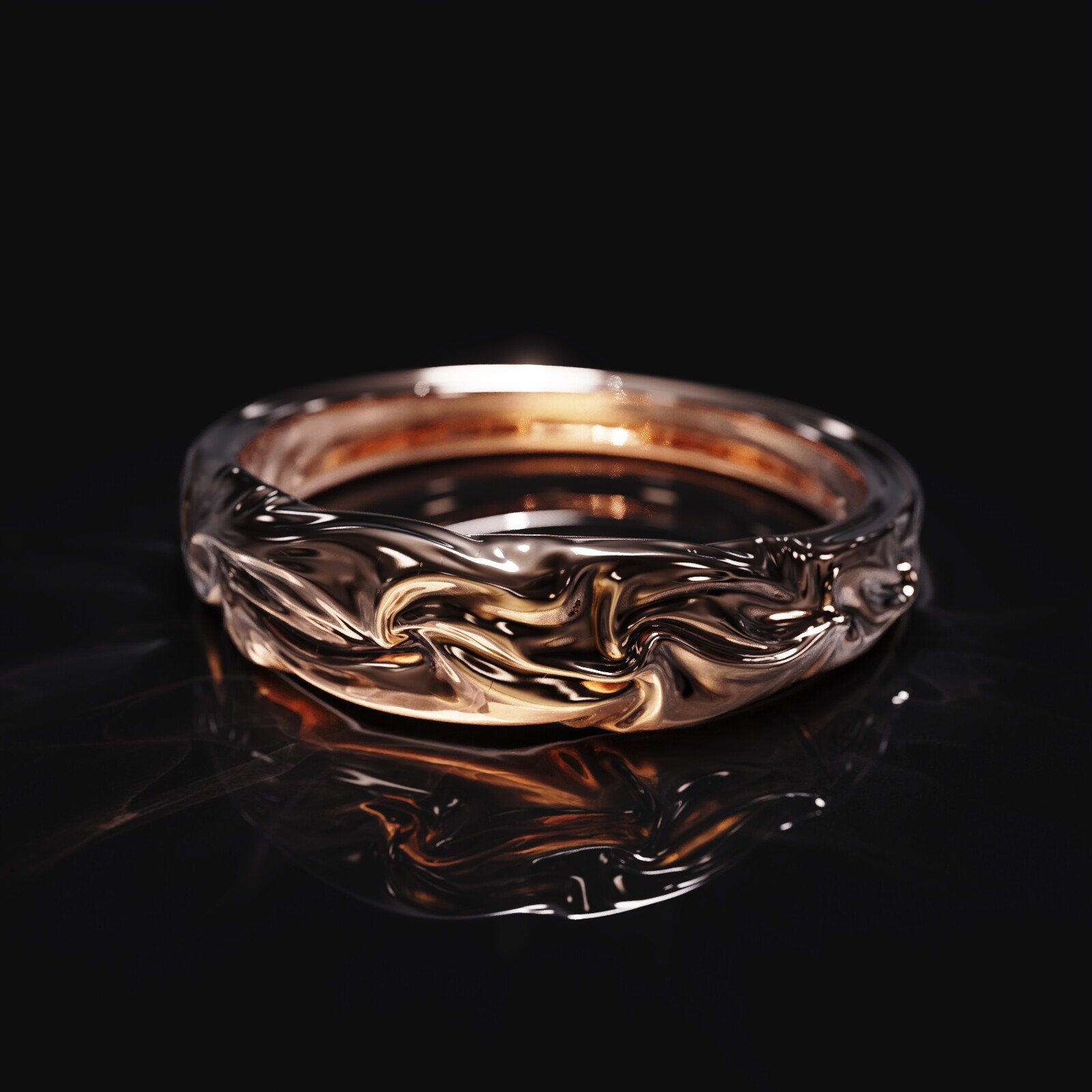 ArtStation - Organic Textured ring