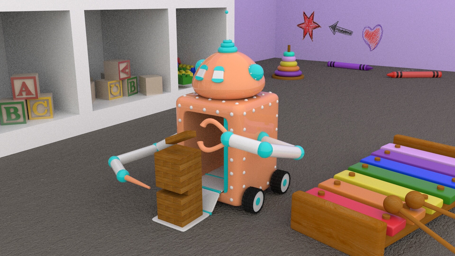 ArtStation - 3D Toy Robot