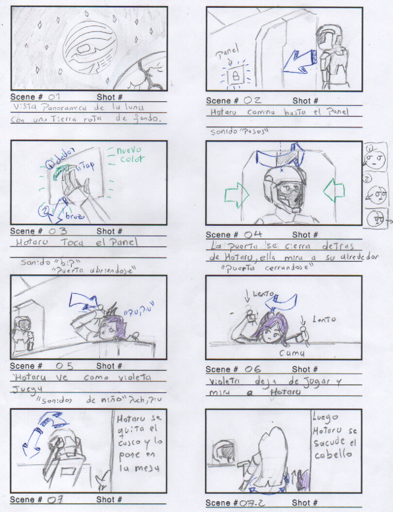 ArtStation - One play more before sleep (storyBoard)