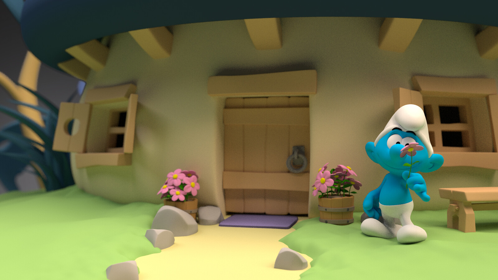 Warren Dowson - Smurf House