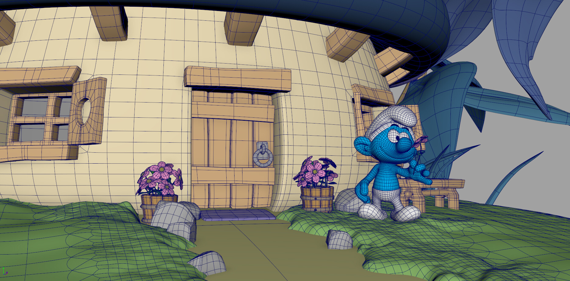 Warren Dowson - Smurf House