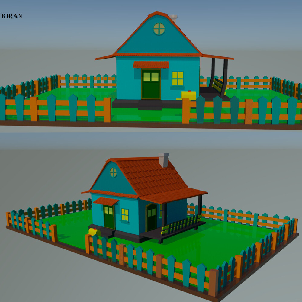 ArtStation - basic house modeling