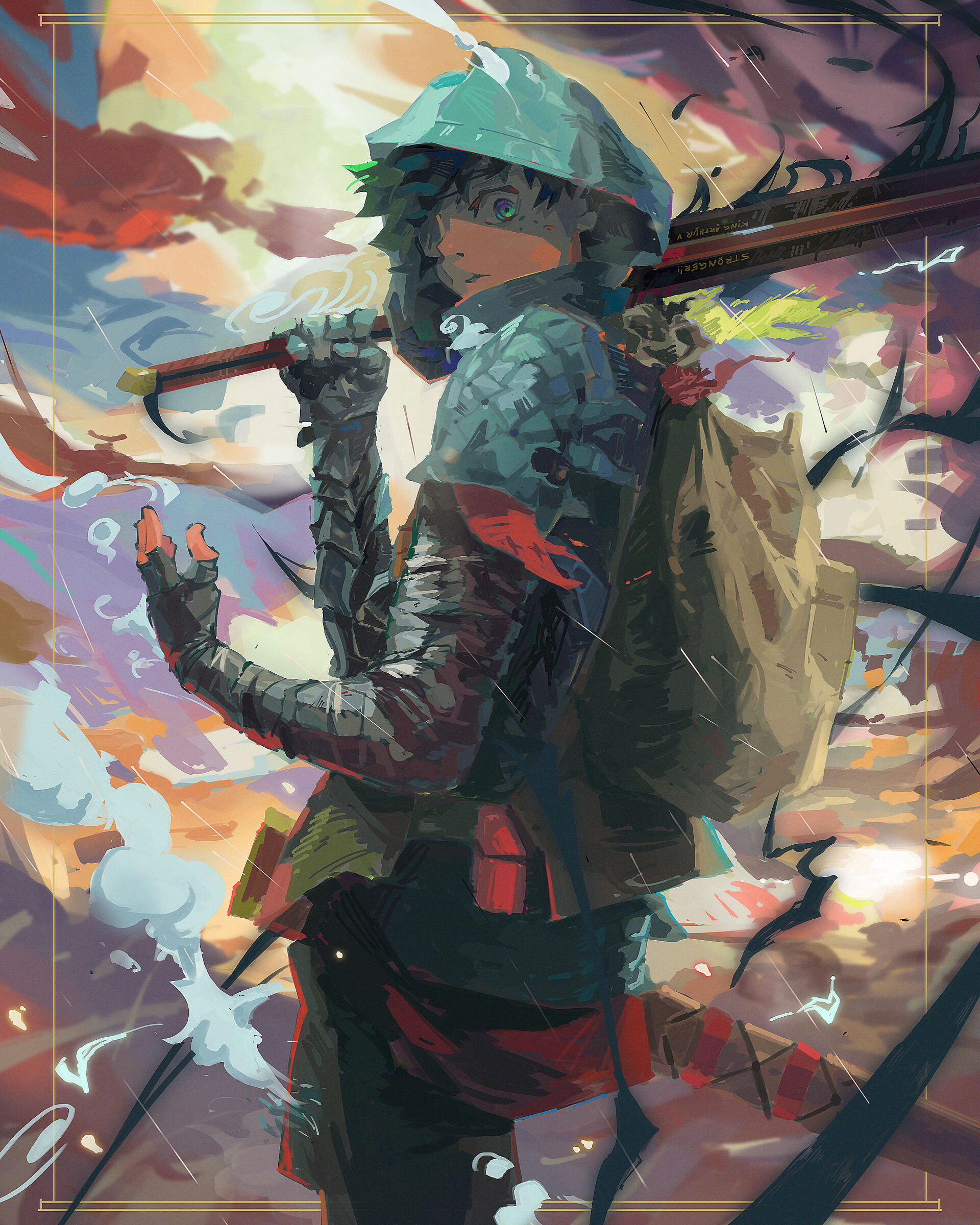 ArtStation - Vigilante Izuku (Fantasy ver.)