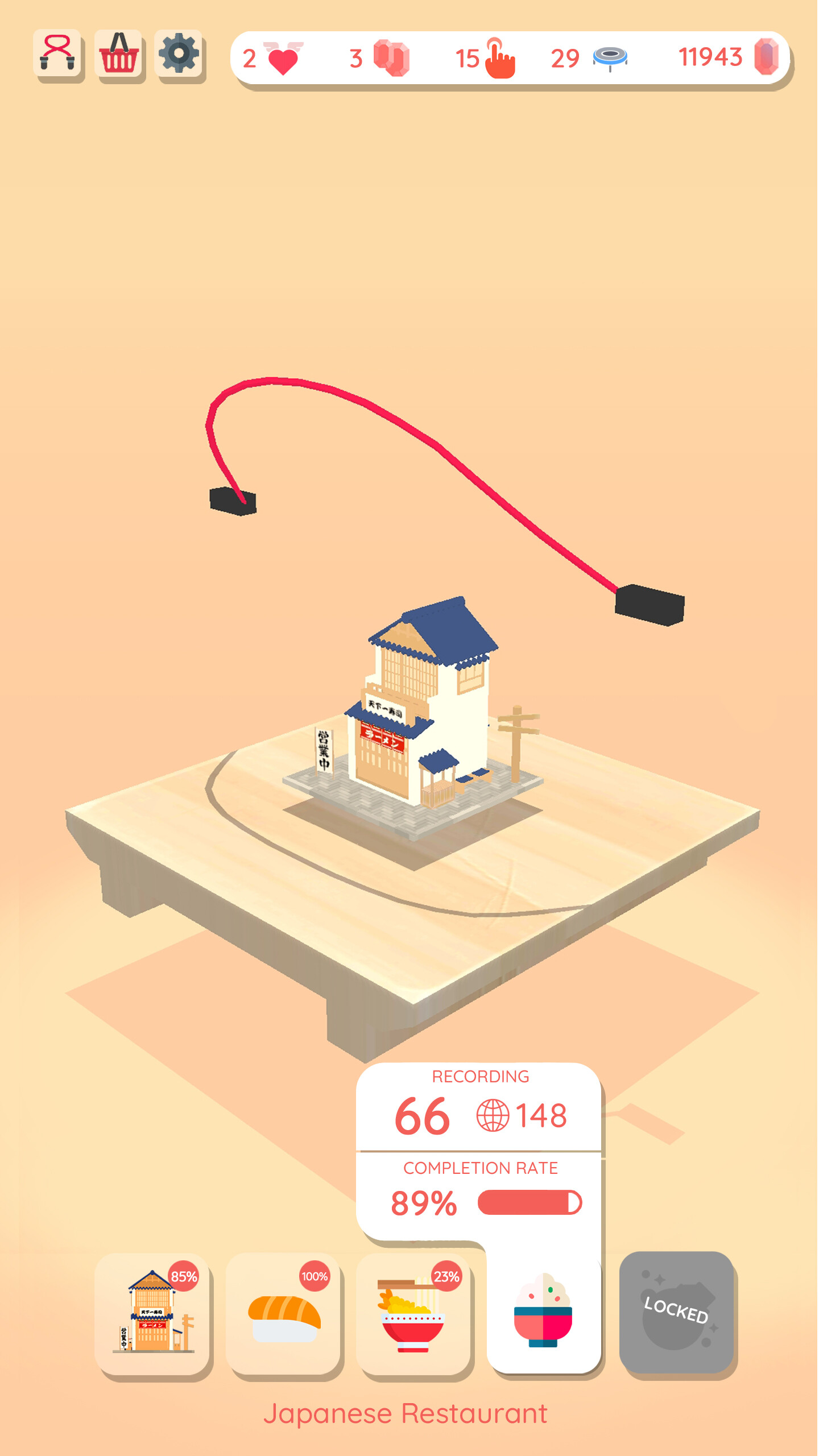 ArtStation - Drafts of hyper casual game UI design