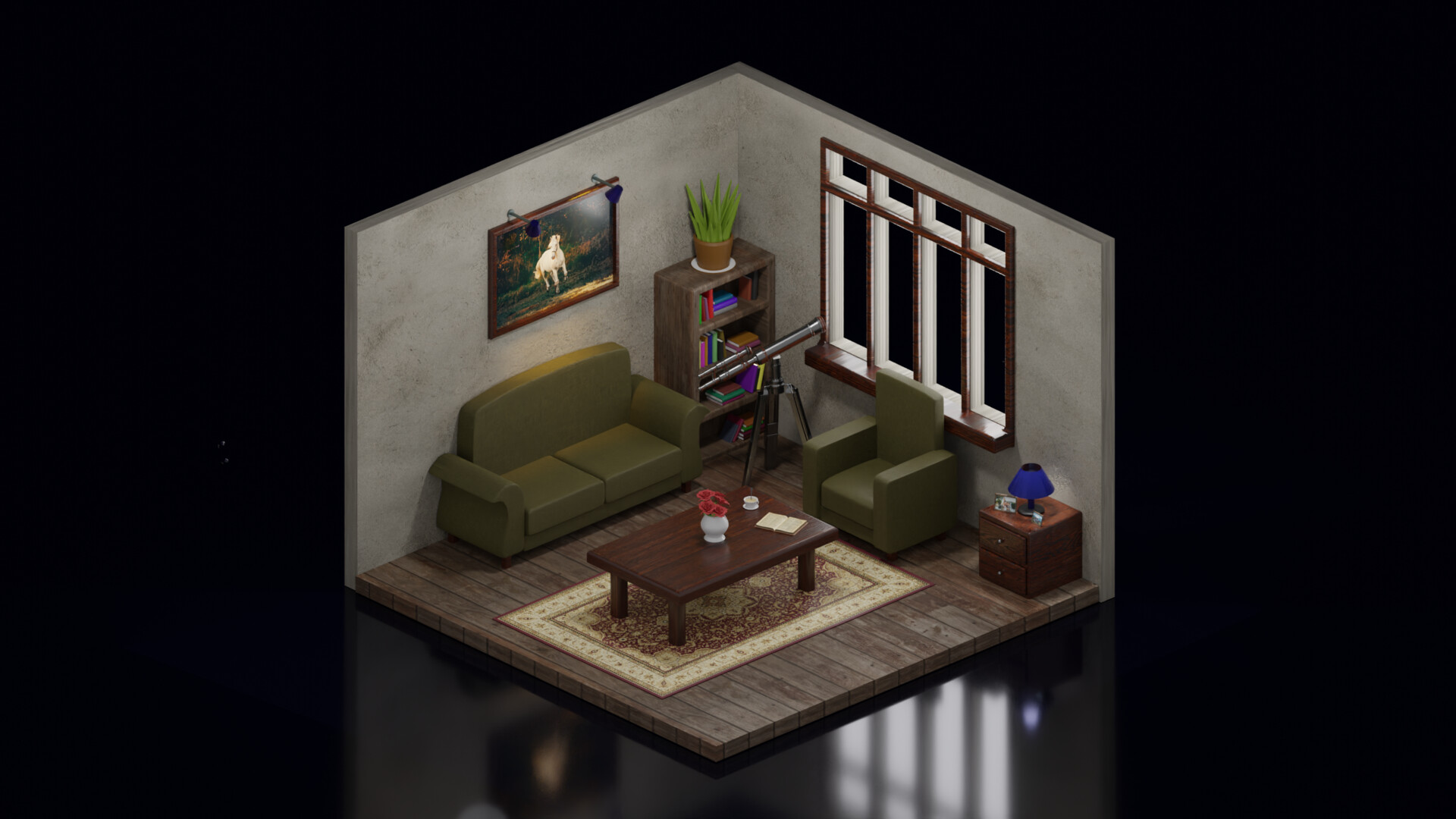 ArtStation - Night Room