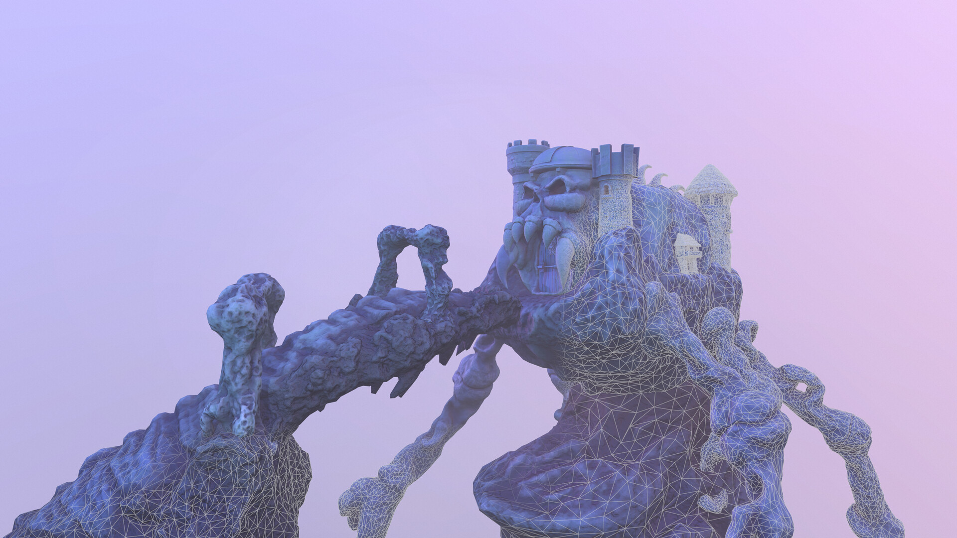 Ángel Alfonso - Castle Grayskull - Filmation style