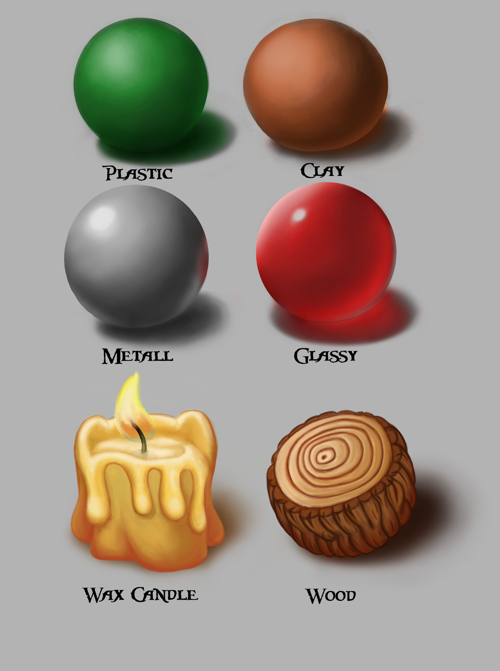 ArtStation - Material studies