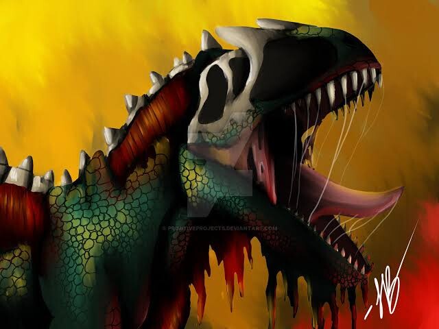 ArtStation - Zombie Allosaurus