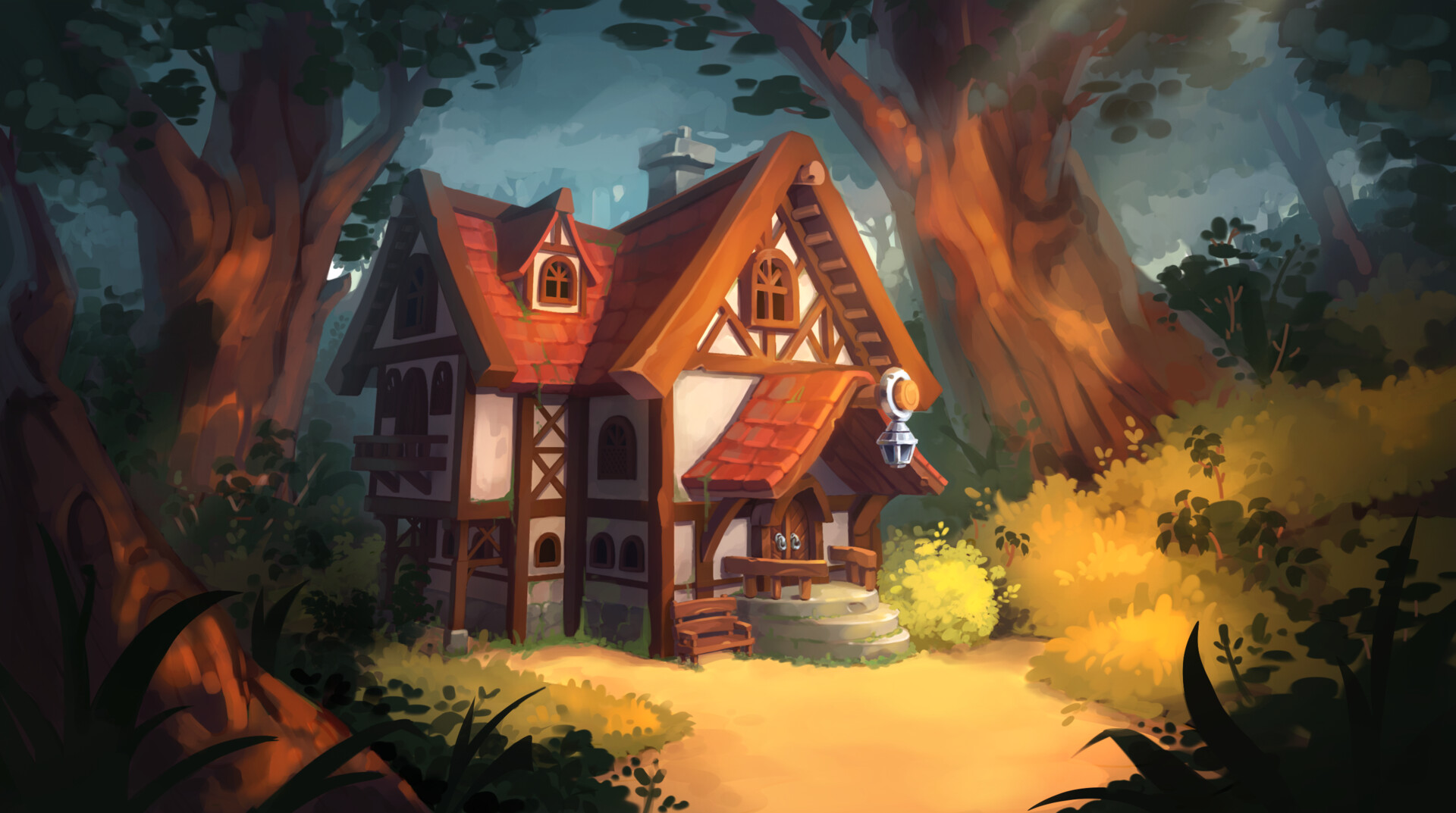 ArtStation - House in the forest