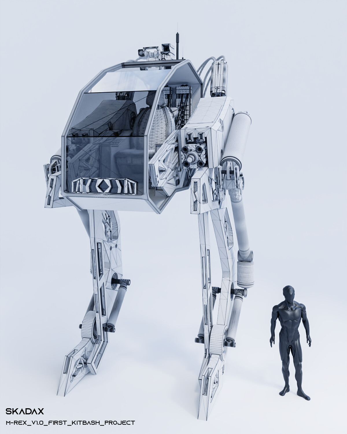 ArtStation - Mech (kitbash)