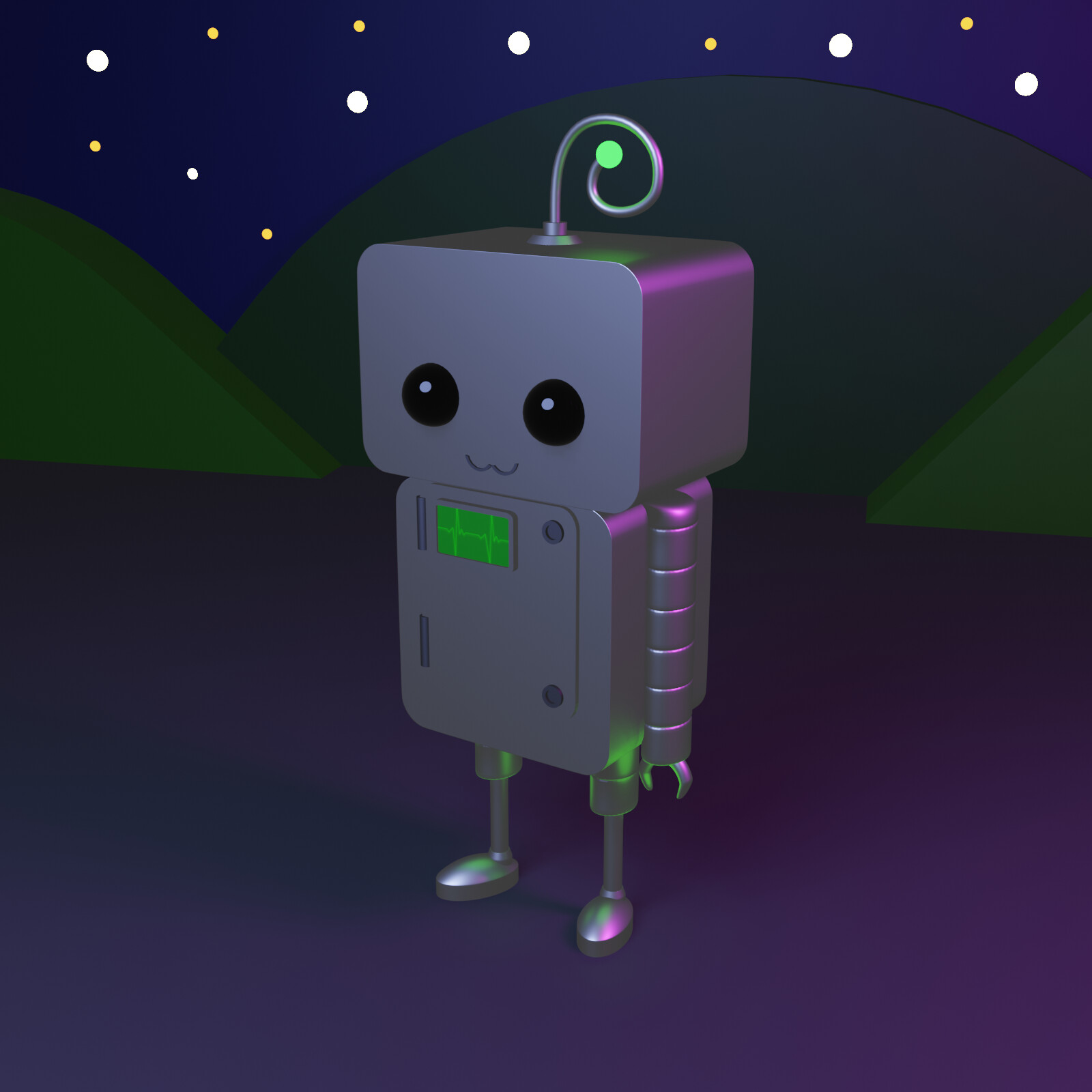 ArtStation - Random Robot now in 3D