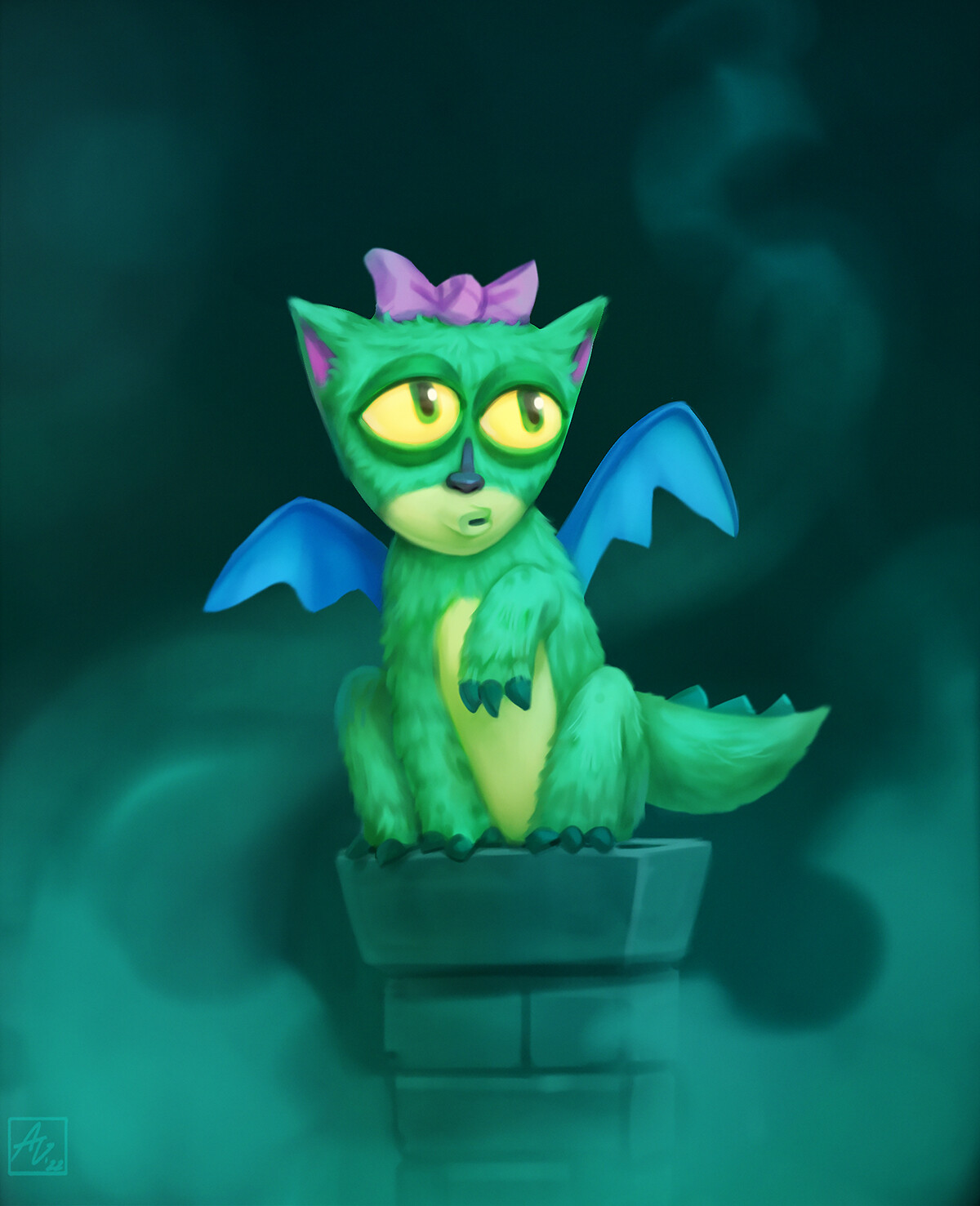 ArtStation - Kitty Dragon