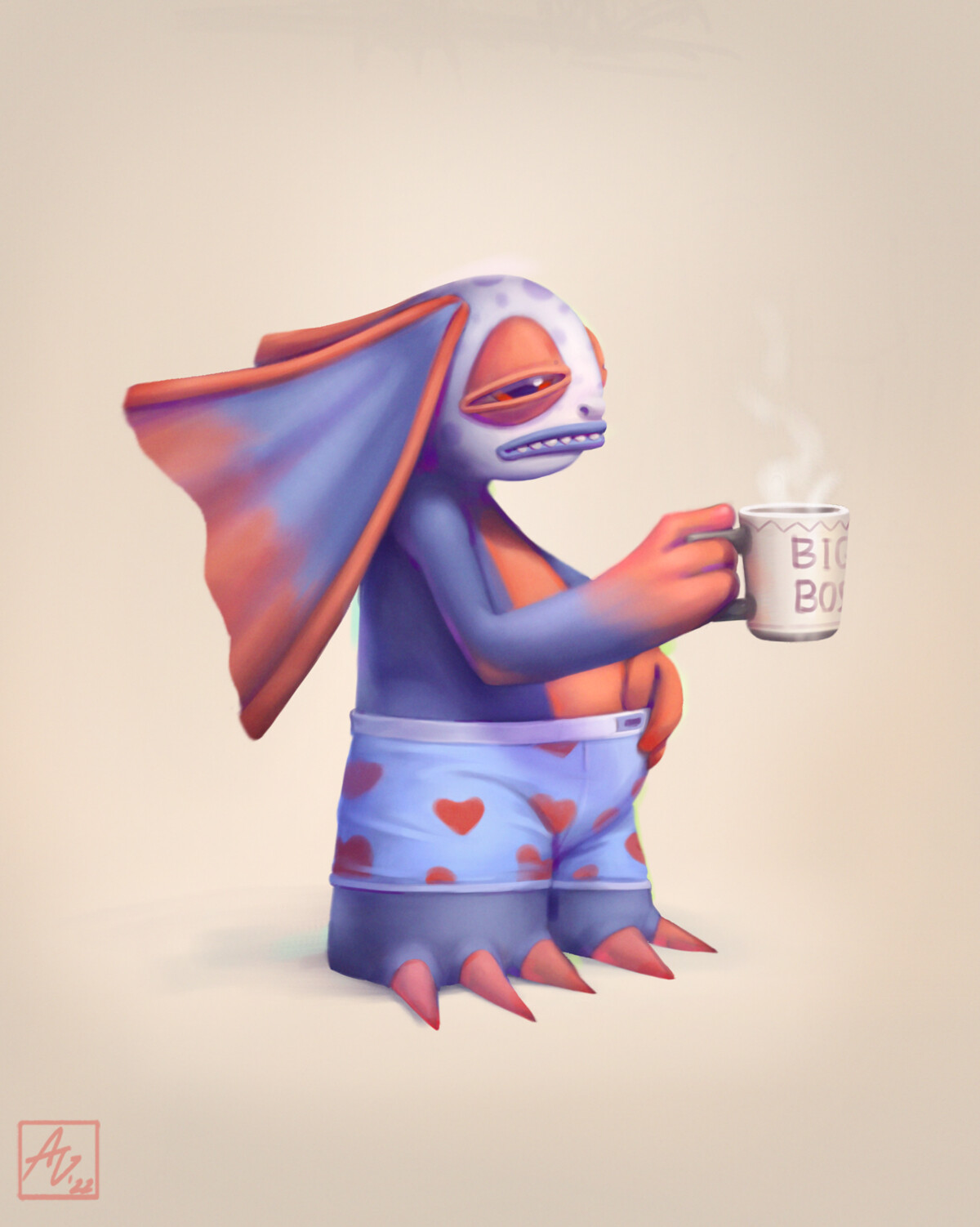 ArtStation - Morning monster