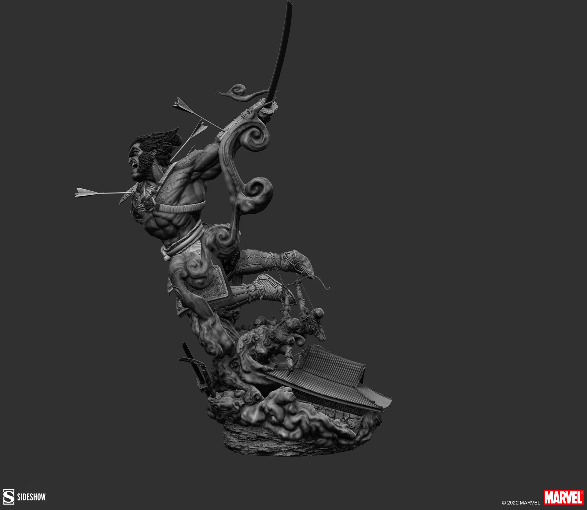 martin canale - WOLVERINE RONIN PREMIUM FORMAT BY SIDESHOW COLLECTIBLES.