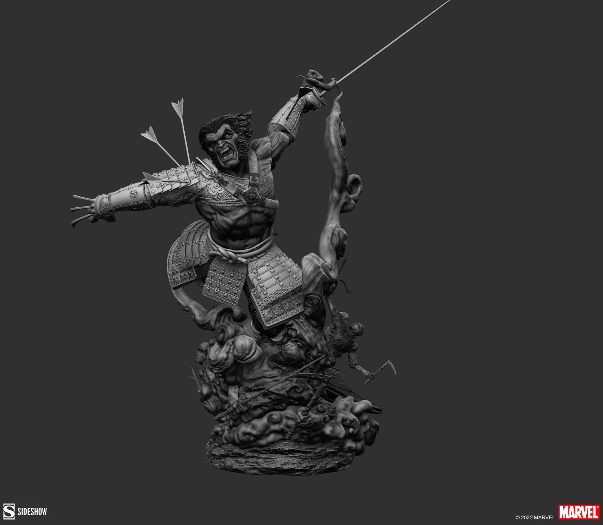 martin canale - WOLVERINE RONIN PREMIUM FORMAT BY SIDESHOW COLLECTIBLES.