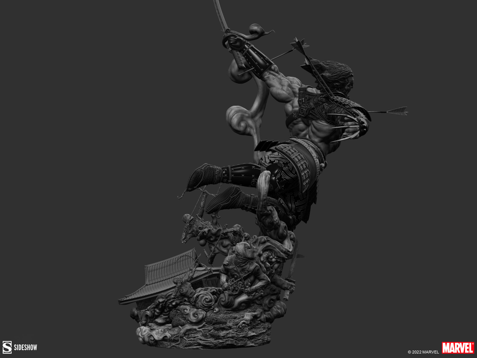 martin canale - WOLVERINE RONIN PREMIUM FORMAT BY SIDESHOW COLLECTIBLES.