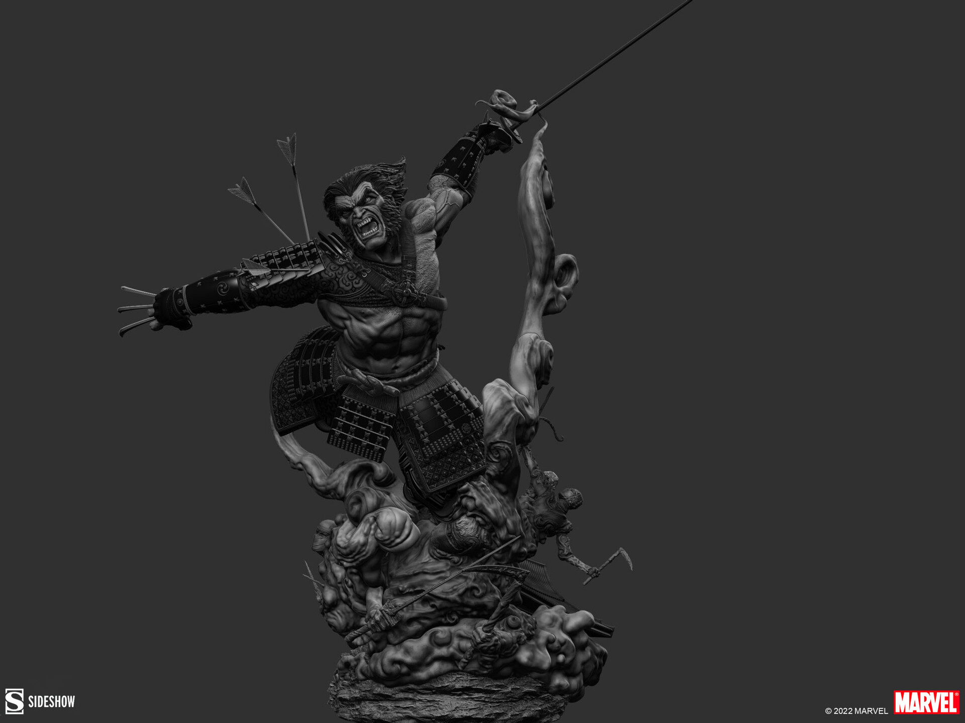 martin canale - WOLVERINE RONIN PREMIUM FORMAT BY SIDESHOW COLLECTIBLES.
