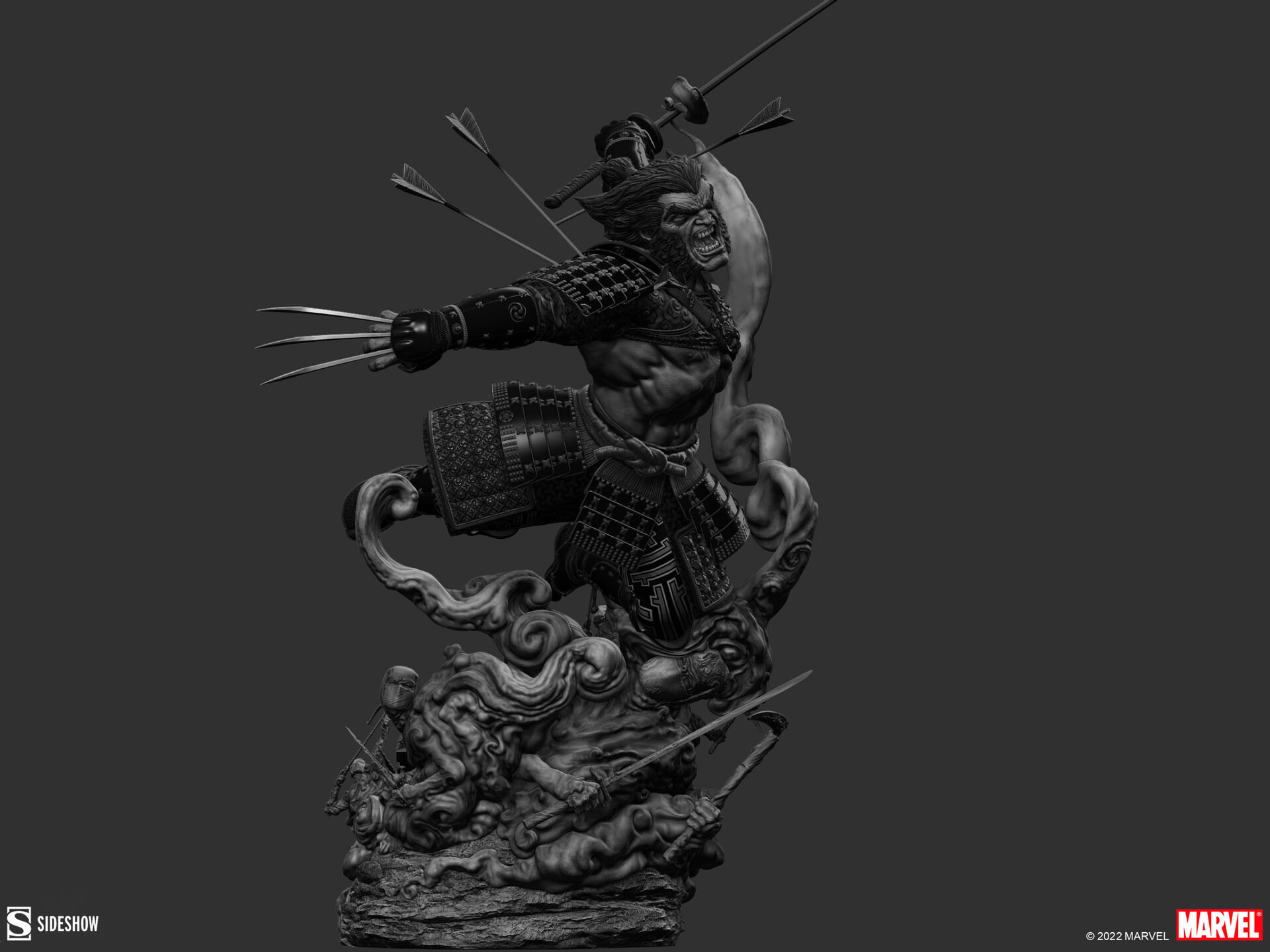 martin canale - WOLVERINE RONIN PREMIUM FORMAT BY SIDESHOW COLLECTIBLES.