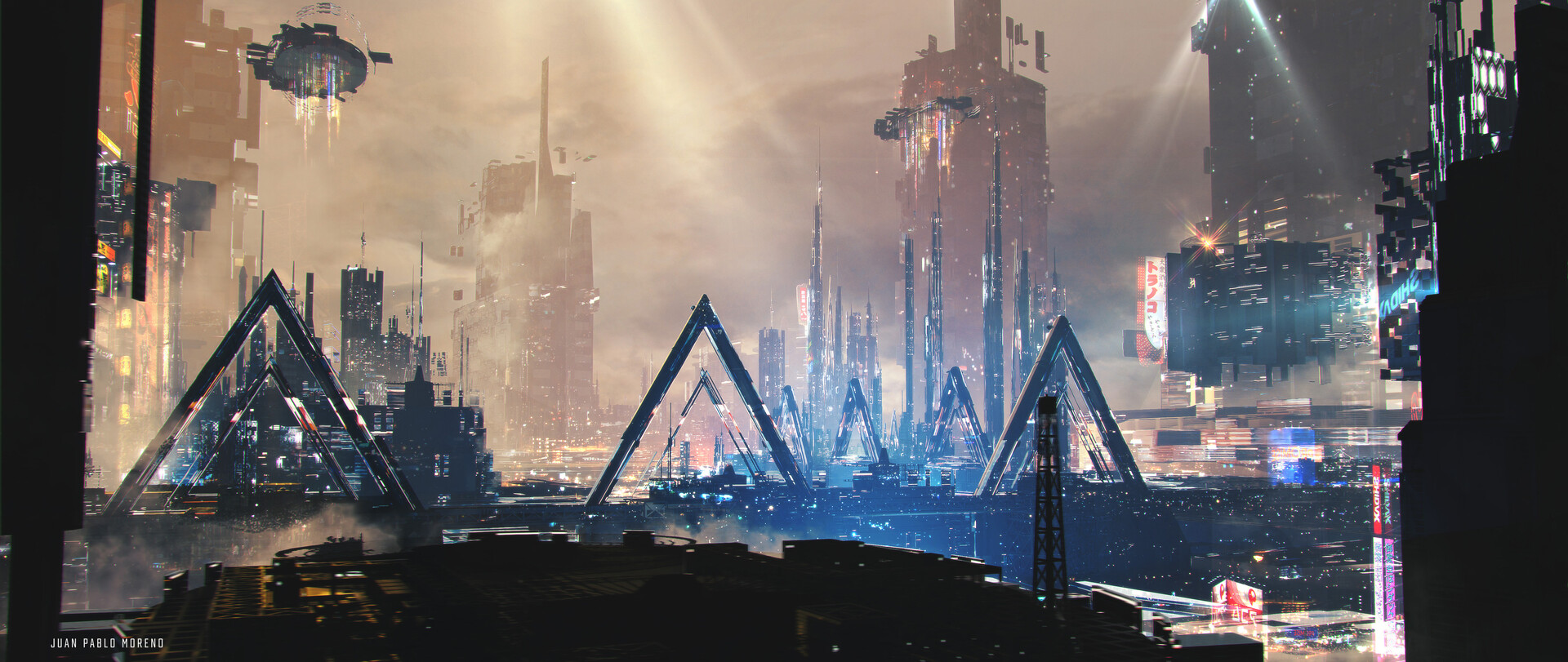 ArtStation - CYBERPUNK CITIES ROME