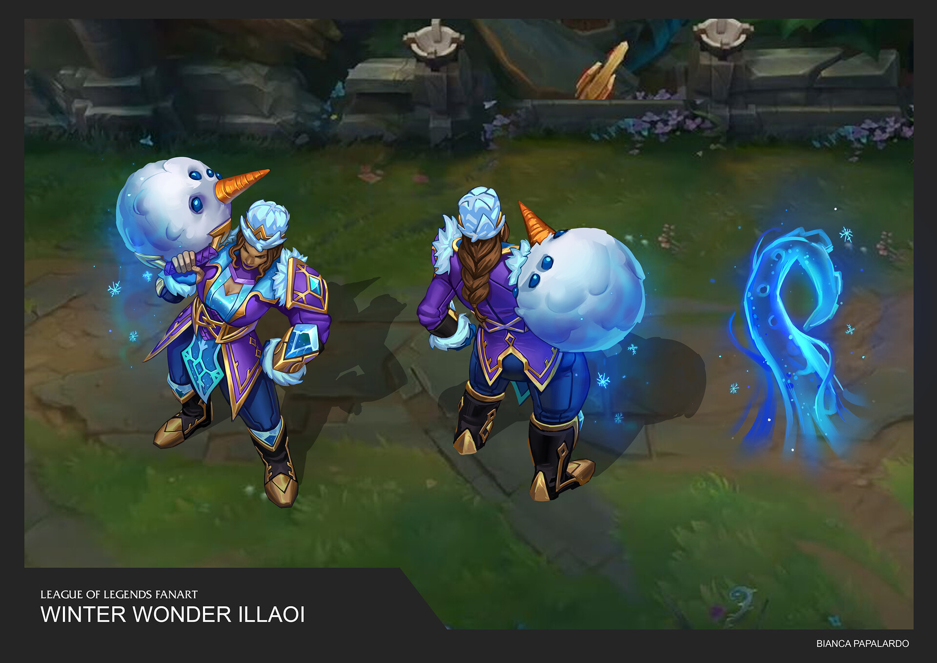 ArtStation - Winter Wonder Illaoi Fanart