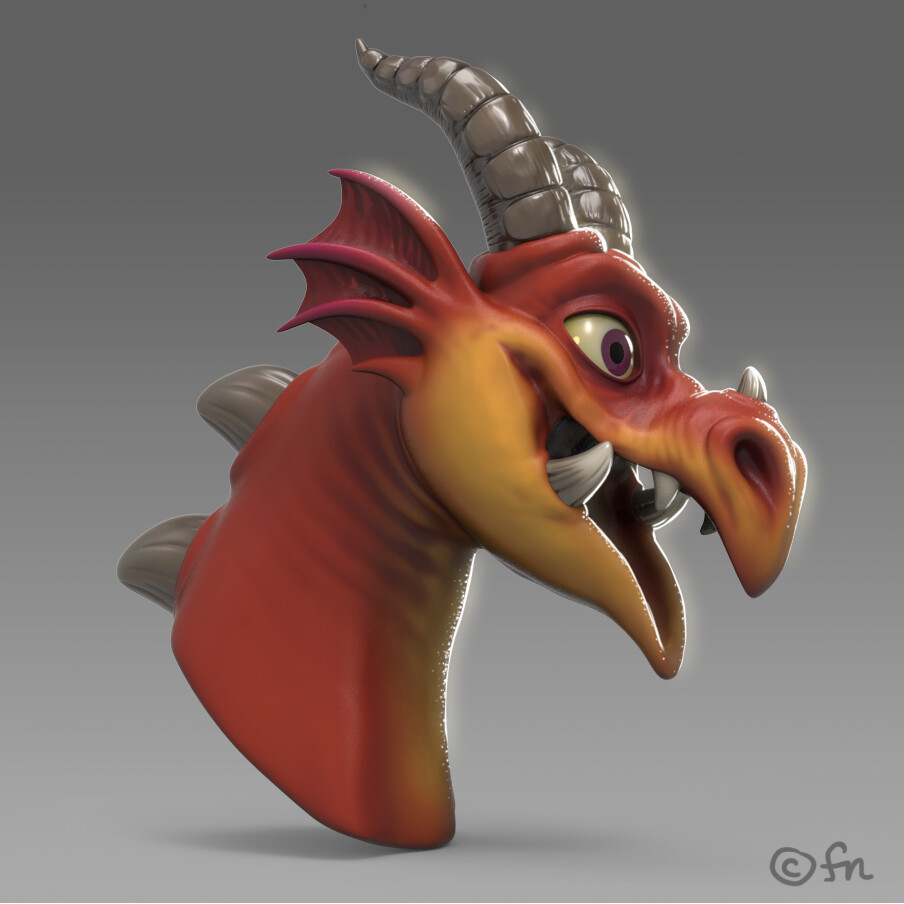 ArtStation - Goofy Dragon