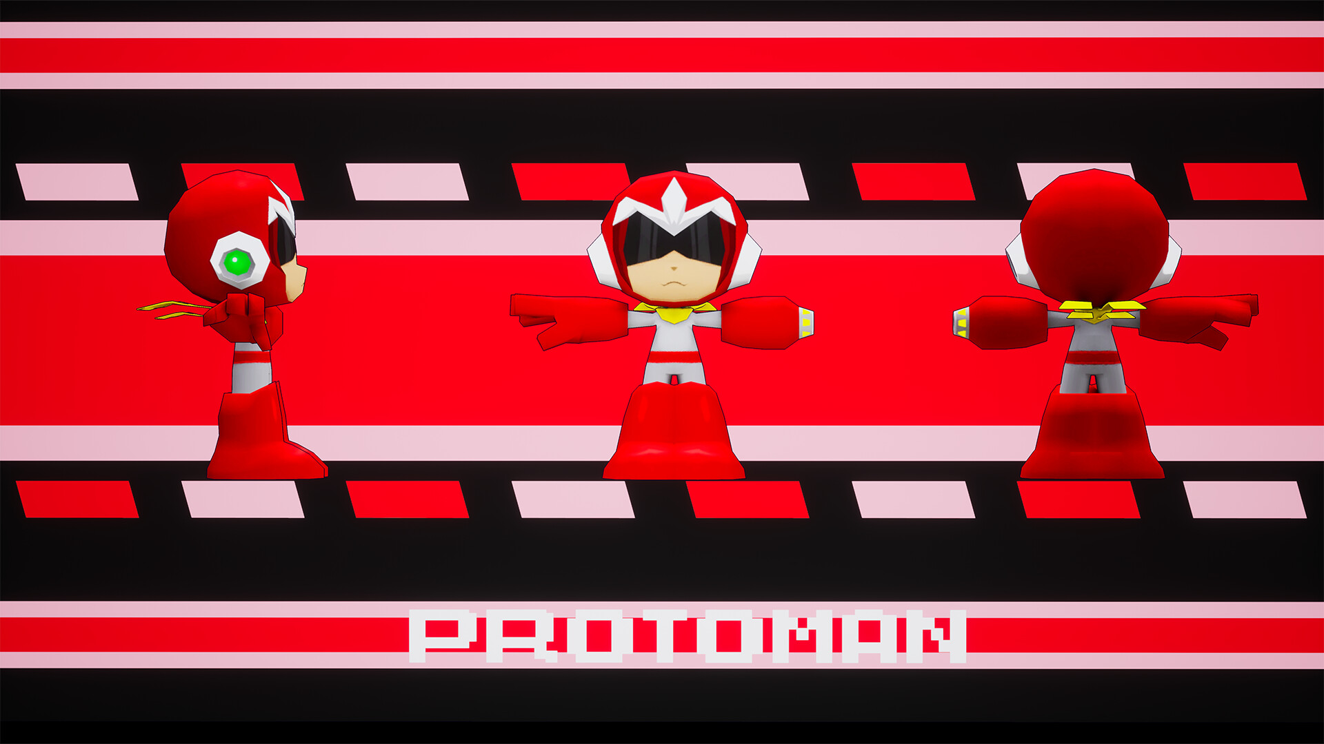 Emily Fortune - Megaman and Protoman 3D models