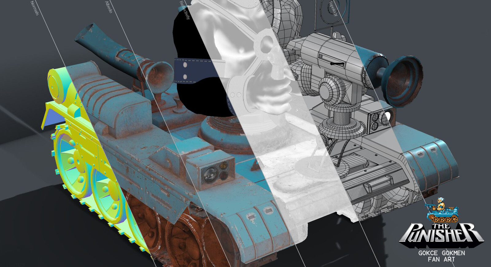 Gokce GOKMEN - "Bone Breaker" (The Punisher arcade game Stage 2 boss)