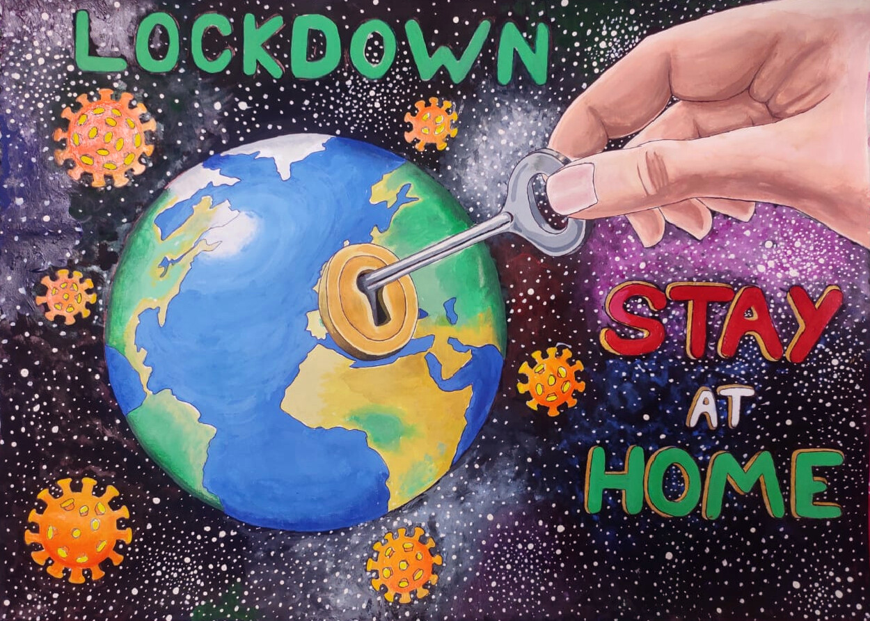 ArtStation - COVID-19 PANDEMIC POSTER