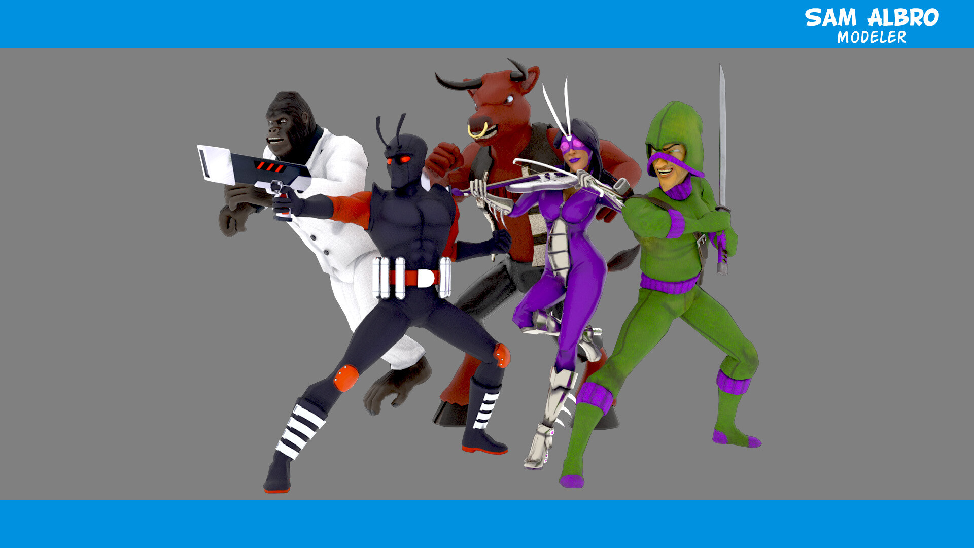 ArtStation - Cockroach Man Villains