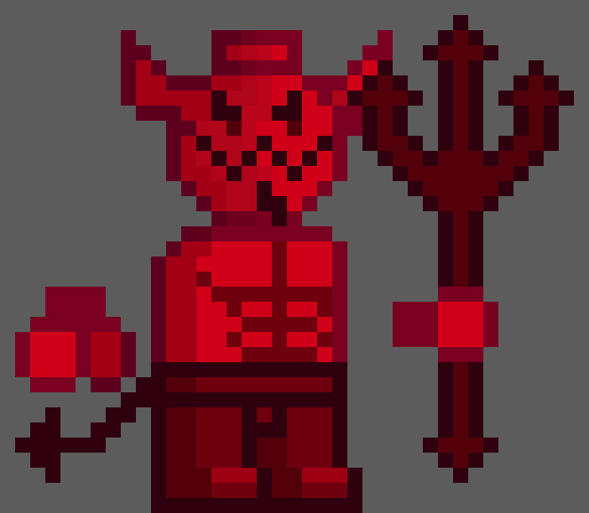 ArtStation - lego demon