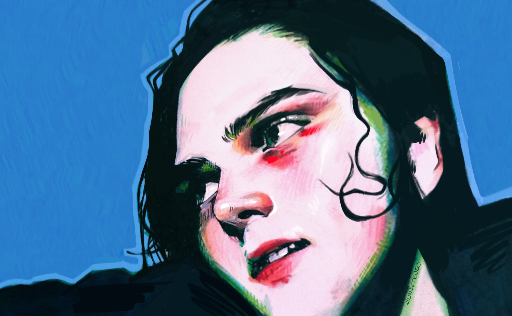 ArtStation - sketch of Gerard Way