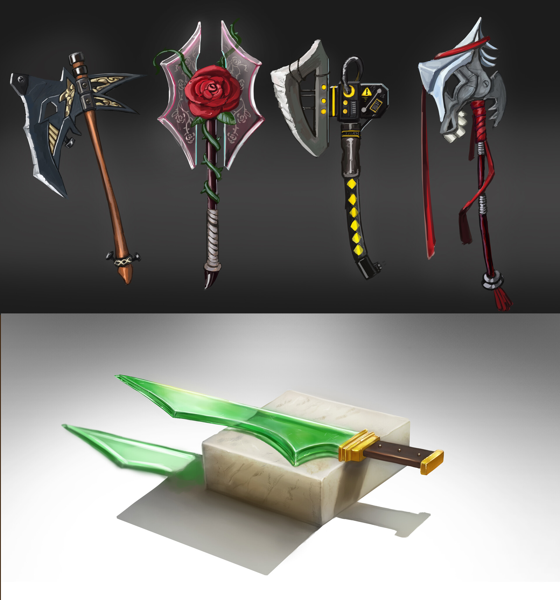 ArtStation - weapon design