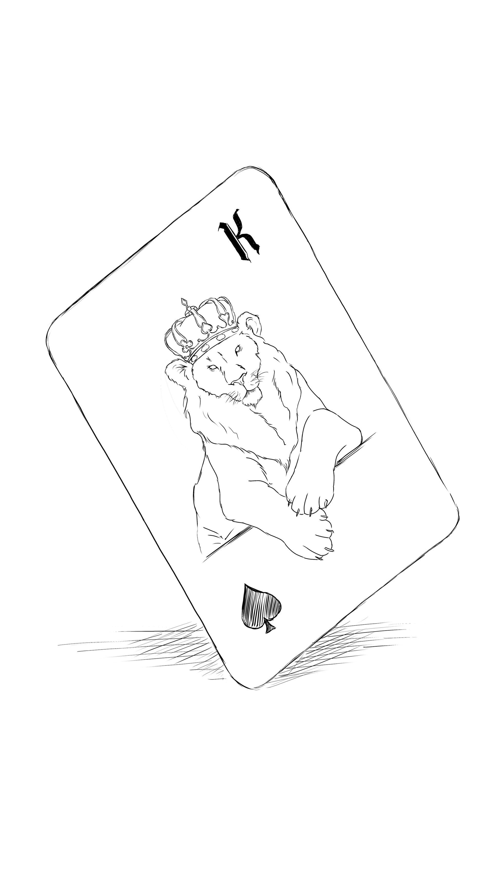 ArtStation - lion king card