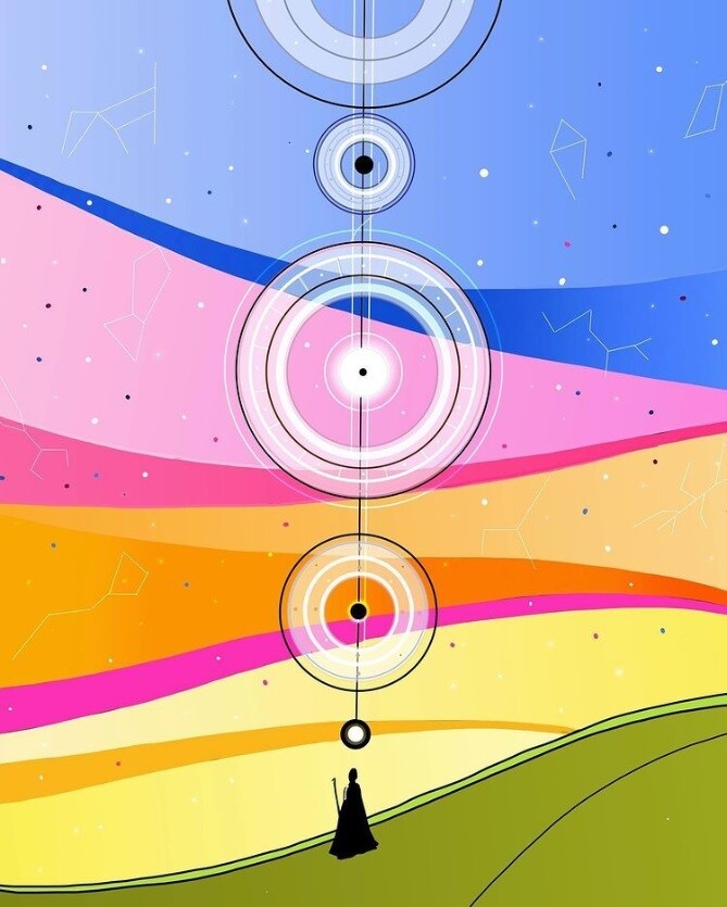 ArtStation - Scifi magic circles illustration