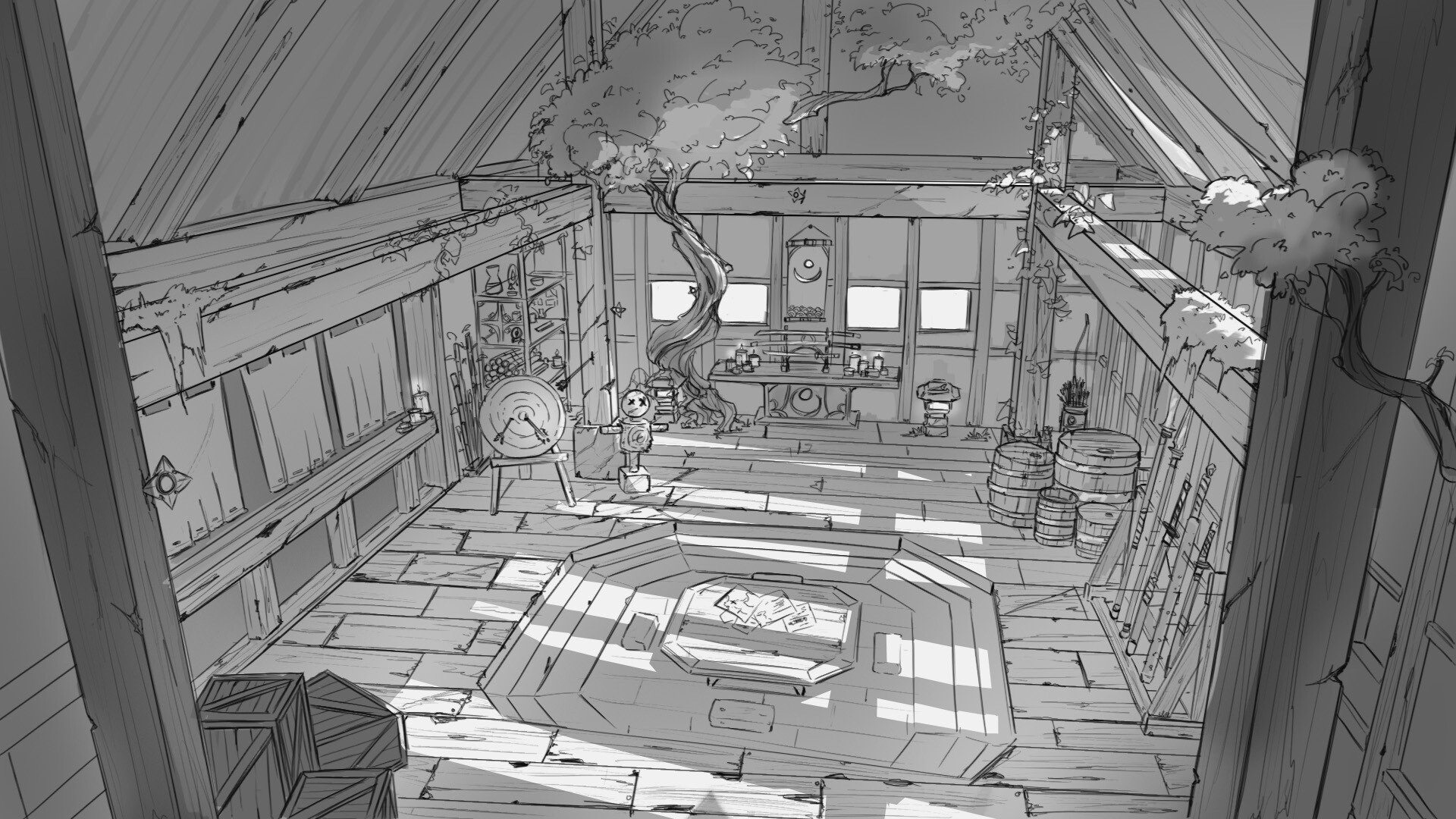 ArtStation - Guardians of the Moon - The hideout