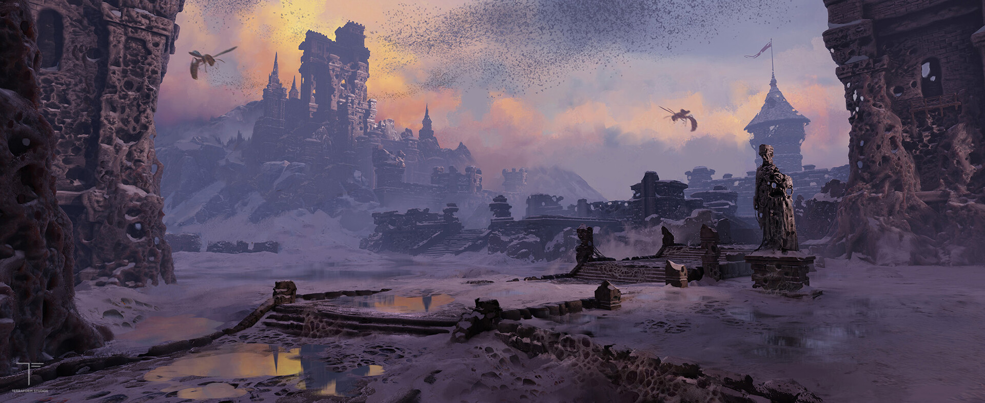 Swarm, by Andy Walsh (Terraform Studios) : r/ImaginaryRuins