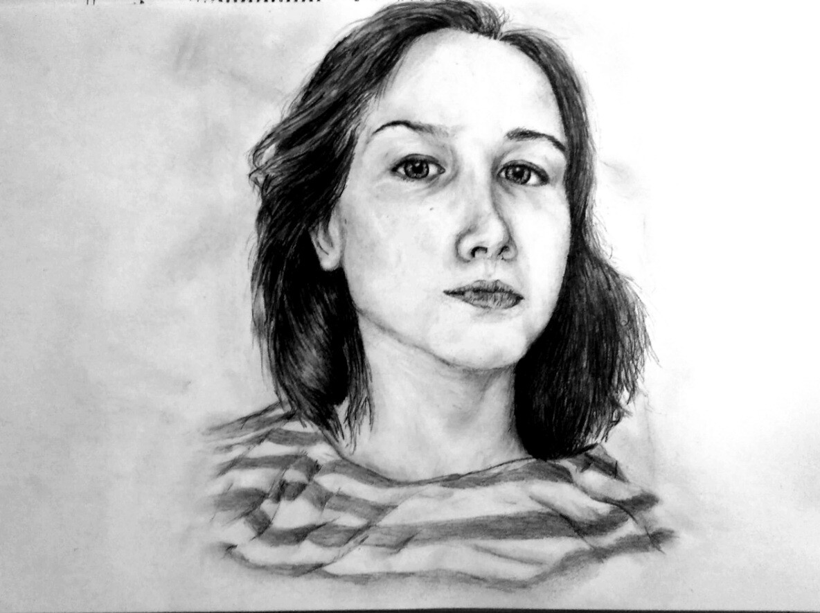 ArtStation - Striped girl